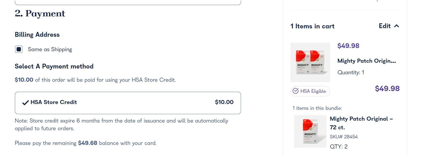 Where can I find my store credit and how do I use it? – HSA Store Help ...